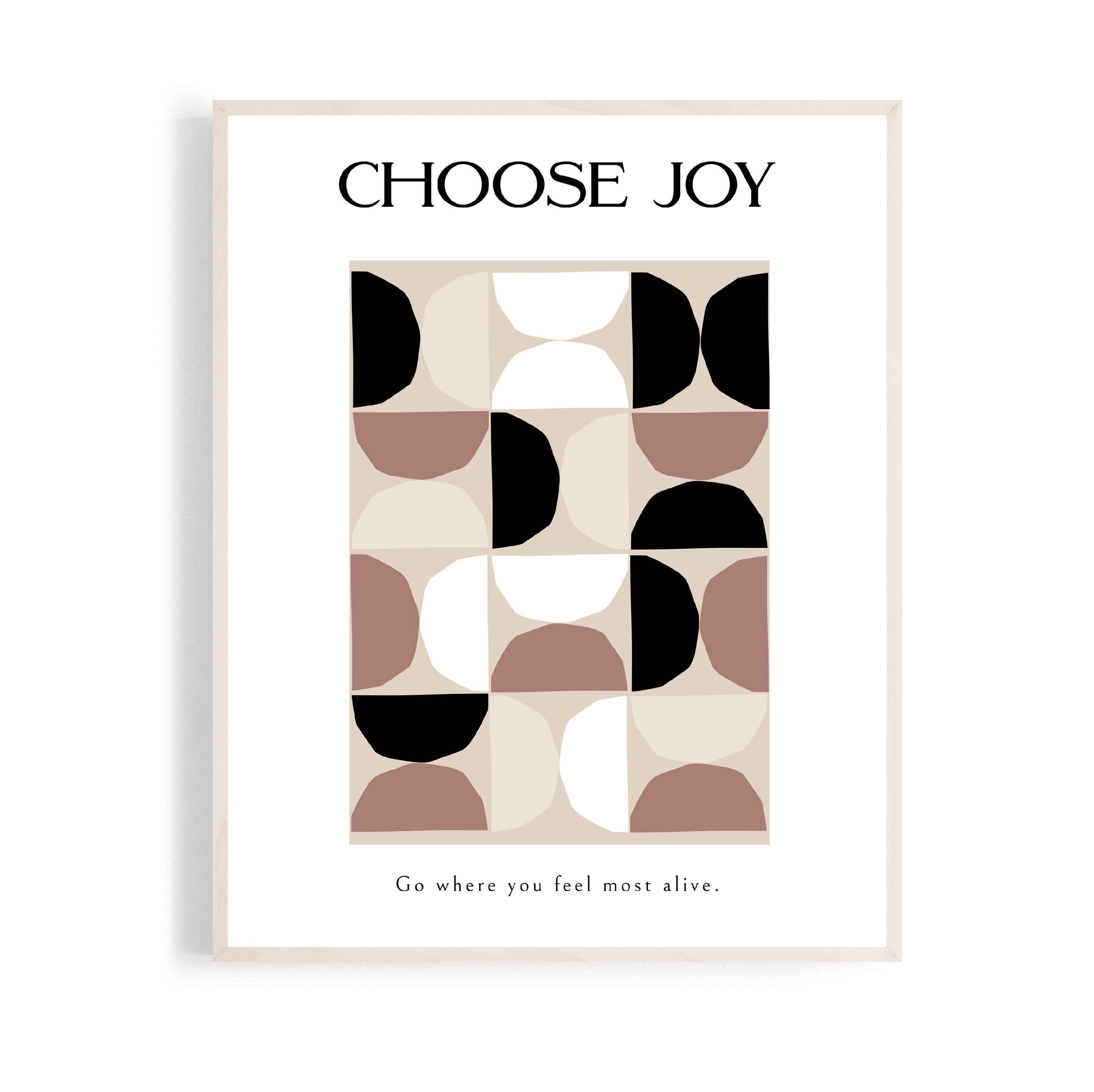 Choose Joy - A4 Print – DAMSELFLY